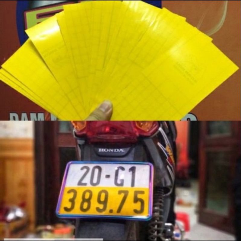 License Plate Sticker (Color Changing Sticker) | Shopee Malaysia