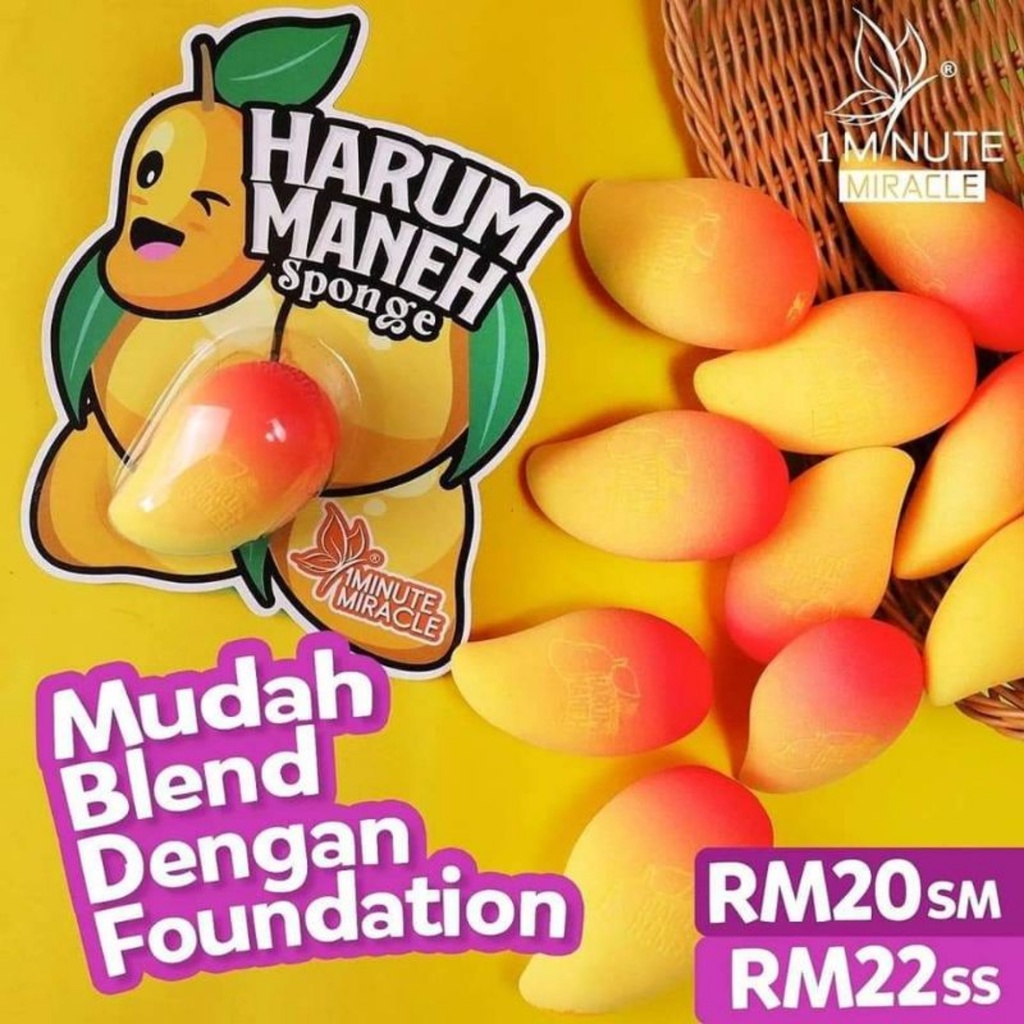 1MM SPONGE | HARUM MANEH | SPAN MUKA HARUM MANIS [💯ORI HQ] + 🎁FREE GIFT ...