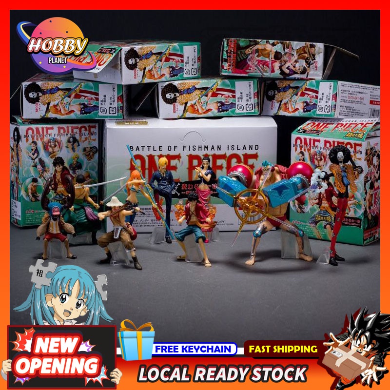 One Piece Battle of Fishman Island New World 10 Luffy Nico Robin 9PCS ...