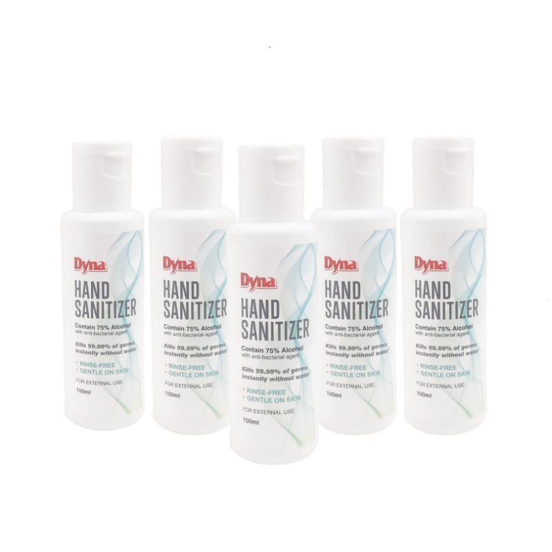 DYNA HAND SANITIZER (100ml x 5) DYNA消毒洗手液 | Shopee Malaysia