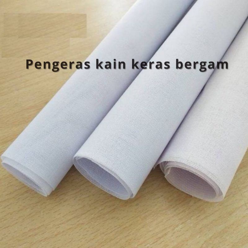 INTERLINING INTERFACING KAIN GAM LAPIK COLAR LAPIK | Shopee Malaysia