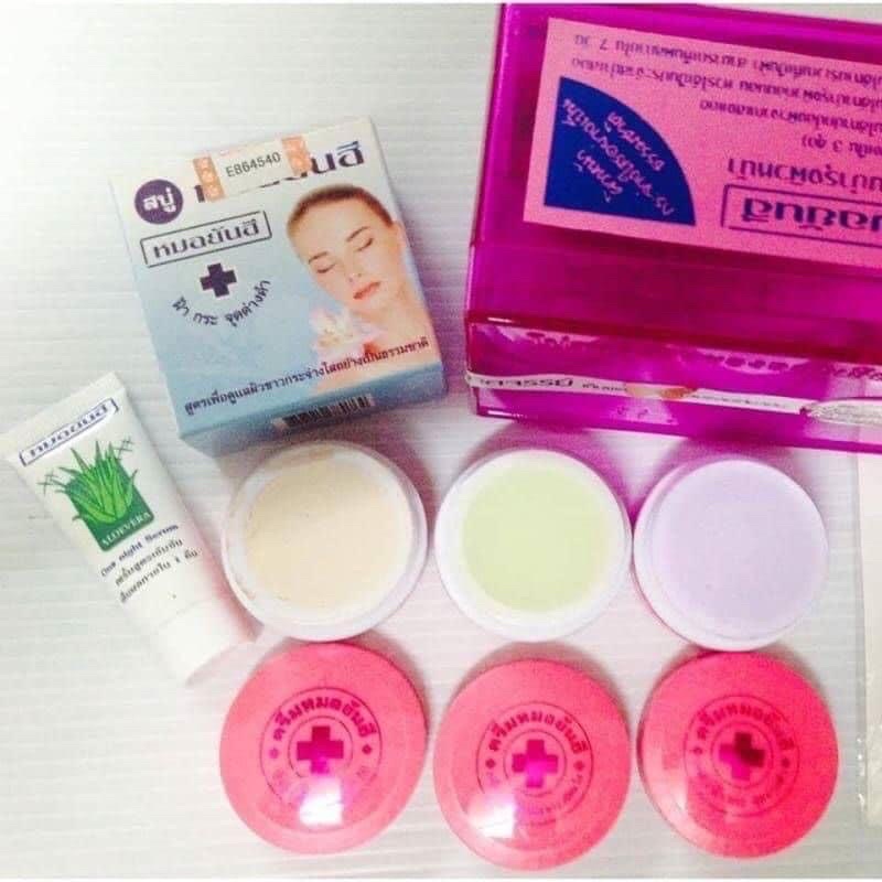Yanhee Cream Purple Set 5 in 1 With Box | Shopee Malaysia