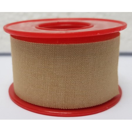 WELLPLAST Plaster Pelekat Luka Kain Kuat Surgical Tape Fabric Brown 2 ...