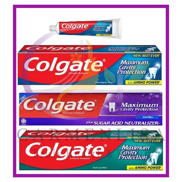 Colgate Maximum Cavity Protection Tooth Paste with Amino Acid / Sugar ...