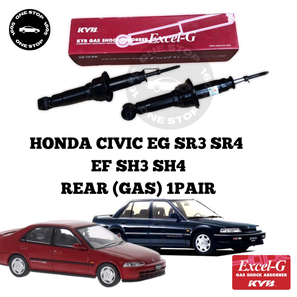 KYB HONDA CIVIC EG SR3 SH4 EF SR3 SR4 BELAKANG/ REAR KAYABA EXCEL G ...