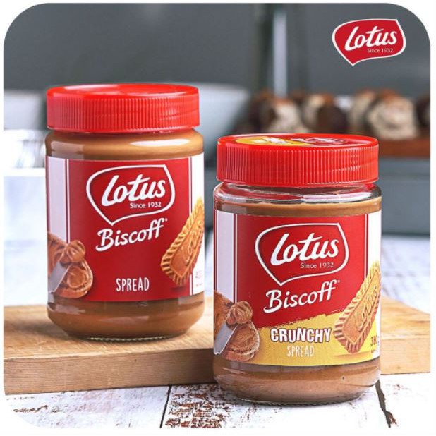 Lotus 花生酱/ Lotus Biscoff Spread Jam Original/Crunchy 380g | Shopee Malaysia