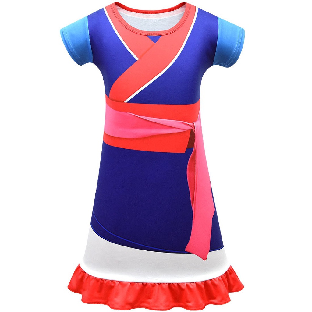Hua Mulan Costume for Kids Girl Dress Mulan Princess Dress For Girls ...