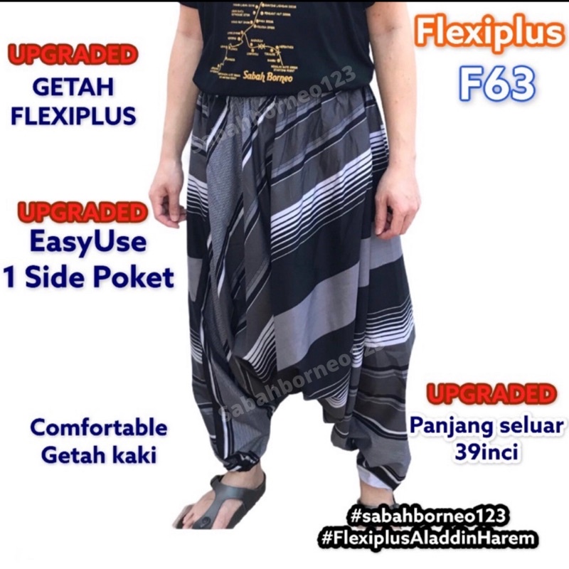 HAREM PANTS Seluar Pelikat Cawat Labuh seluar ali baba seluar aladdin(S ...