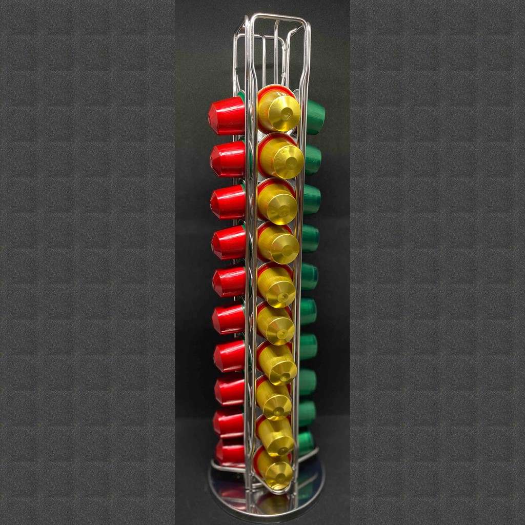 Accessories Nespresso Capsule Holder Capsule Rack High Model silver ...