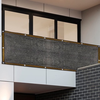 Balcony Privacy Screen Fence Cover,UV Protection Weather Mesh Balcony ...