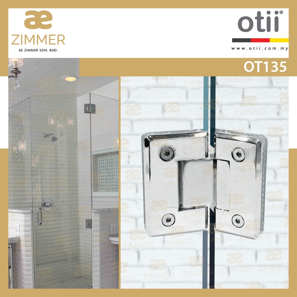 AE Zimmer Otii Shower Hinge Series OT135 (10297) | Shopee Malaysia