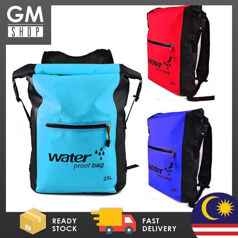 GMSHOP 25L PVC Waterproof Outdoor Dry Storage Bag Rafting Sports ...