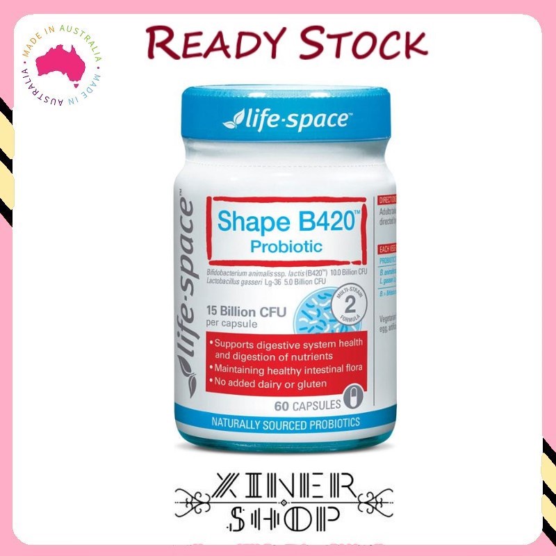 [Ready Stock EXP 05/2026] Life Space Shape B420 Probiotic ( 60 capsules ...