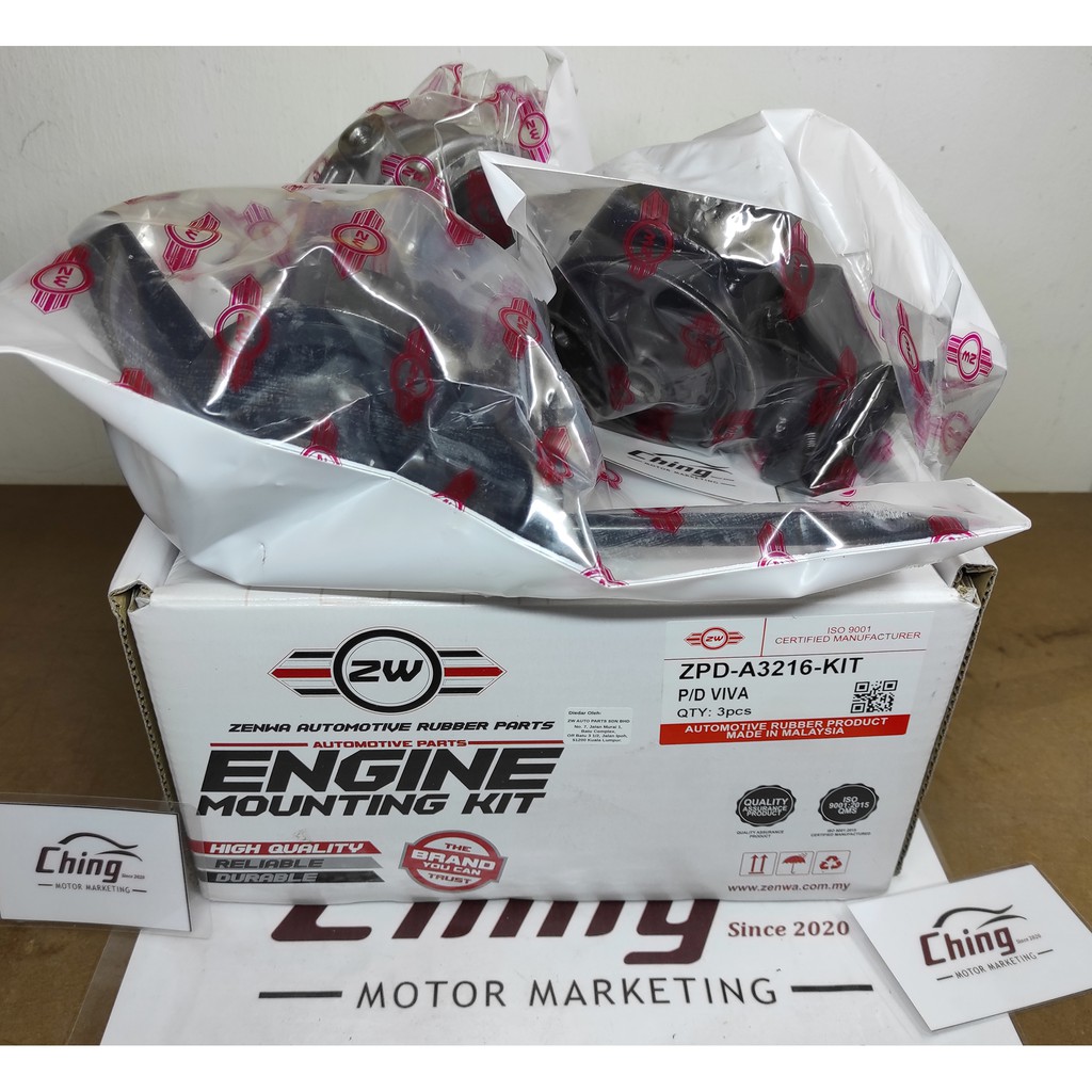 ZENWA - PERODUA VIVA ENGINE MOUTING KIT (ZPD-A3216-KIT) | Shopee Malaysia