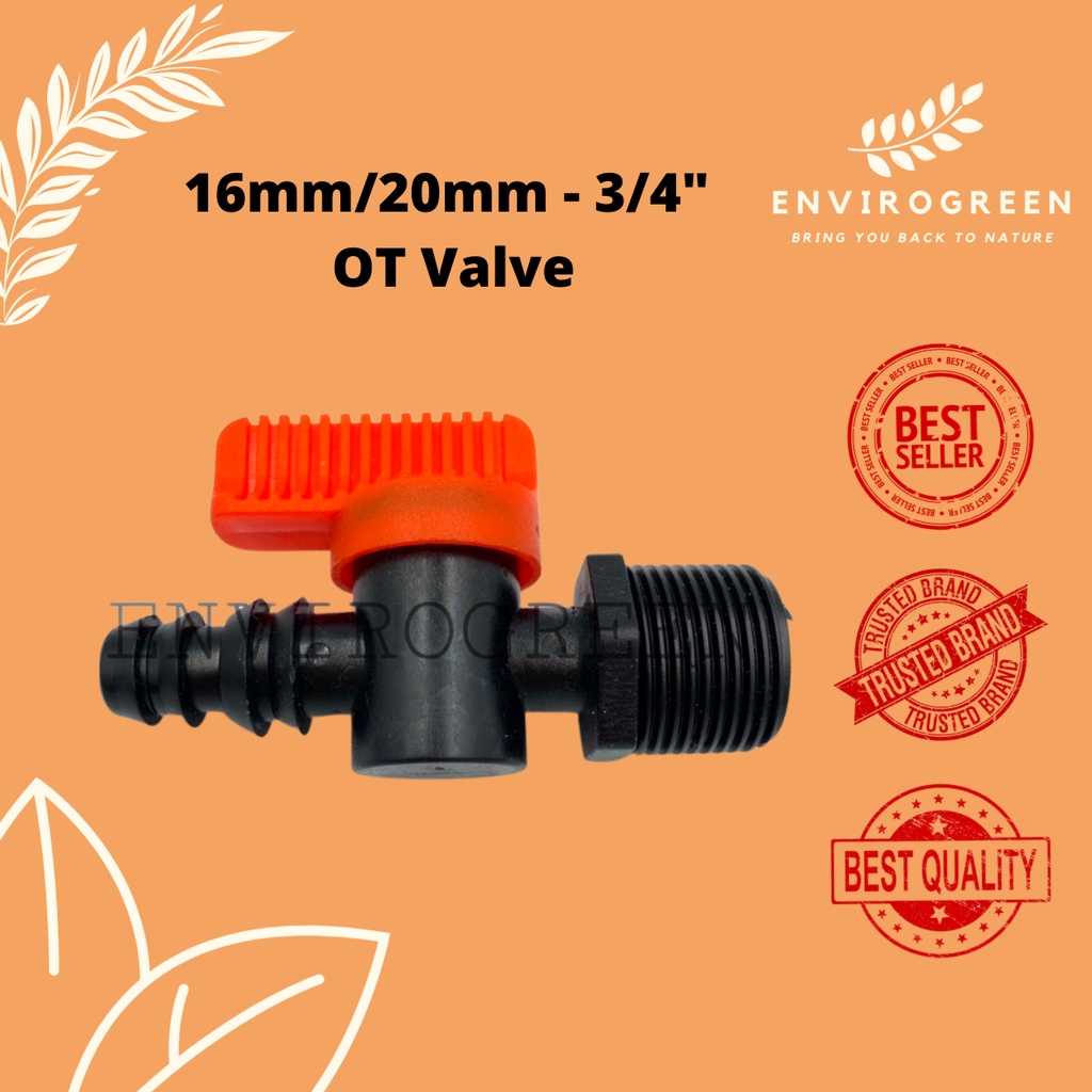 16MM/20MM - 3/4” OT VALVE (MALE) FERTIGASI | Shopee Malaysia