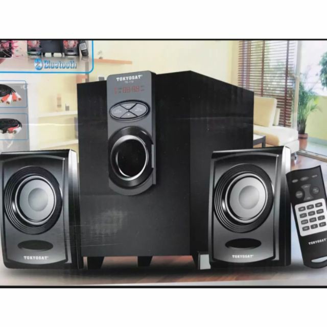 Home Theater Speaker Tokyosat TS-112 Hifi 2.1 Multimedia Bluetooth ...