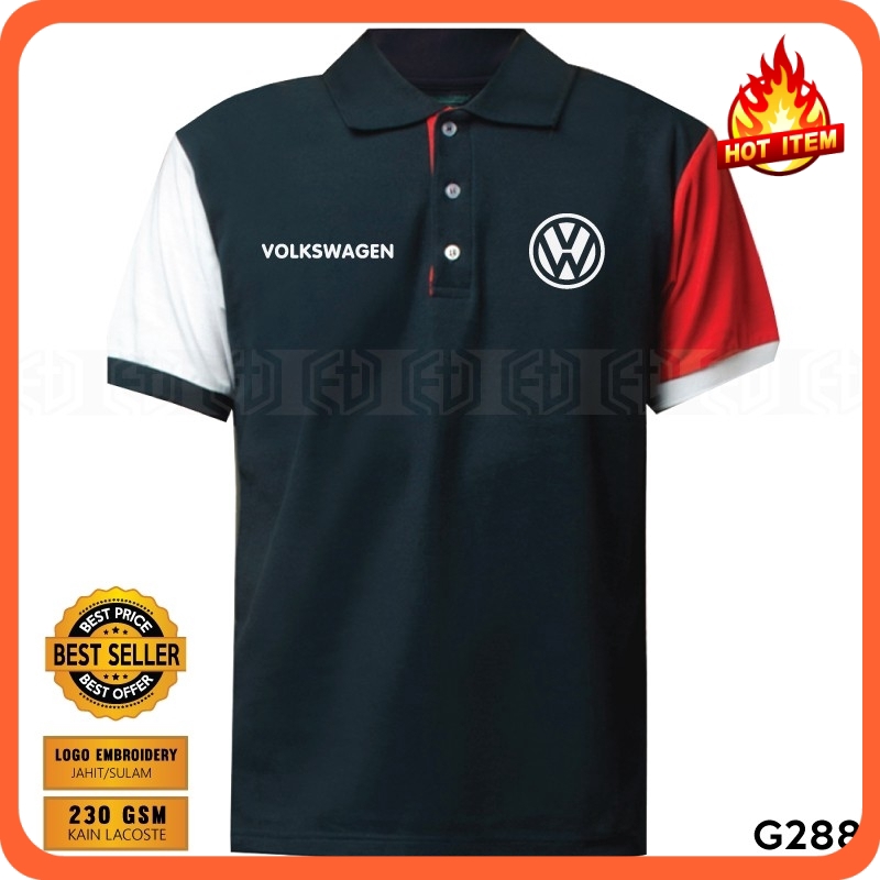 Polo T Shirt VW Volkswagen Embroidery Car Racing Performance Tuning ...