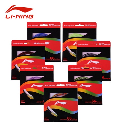 Badminton Strings - Original AP66 rainbow linning racket strings ...