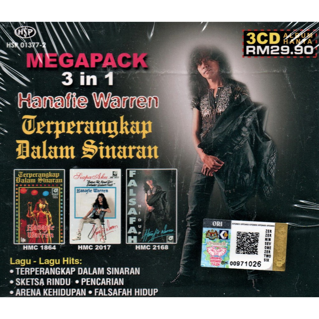 3 CD Hanafie Warren Megapack 3 in 1 ( Terperangkap Dalam Sinaran ...