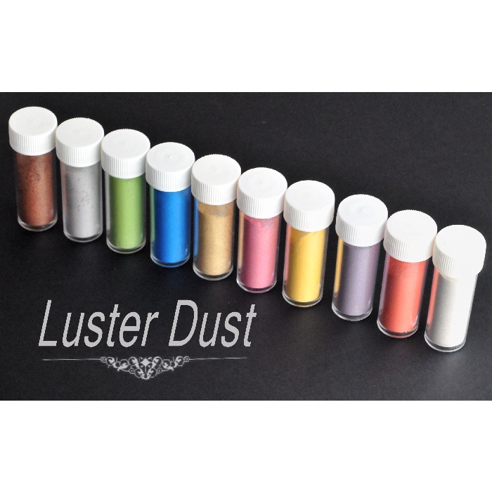 💥STOCK CLEARANCE💥 Edible Lustre Dust Color 4GM Gold / Silver / Red Cake ...