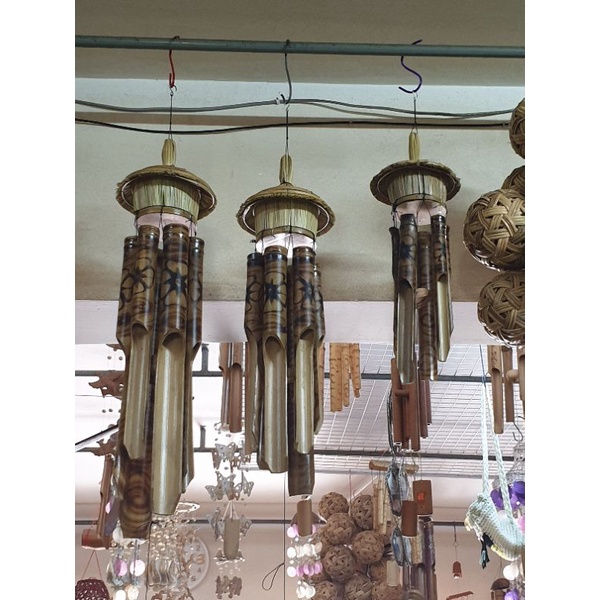 Angklung Rumah Buluh / Bamboo House Chimes | Shopee Malaysia
