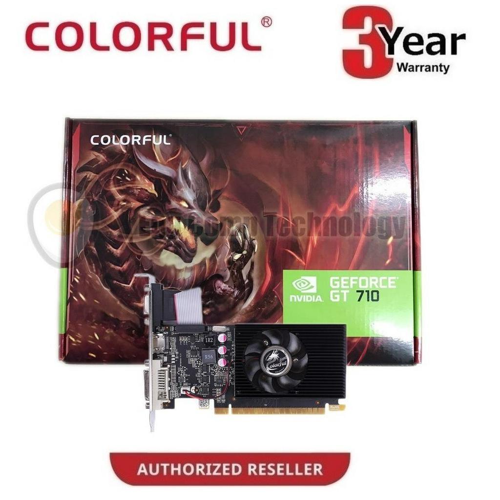 COLORFUL GEFORCE GT710 2GB DDR3 VGA CARD | Shopee Malaysia
