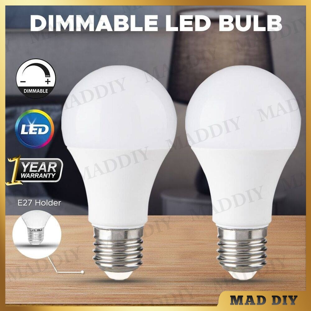 LED BULB 10W E27 STEPLESS DIMMING LED LIGHT BULB | Shopee Malaysia