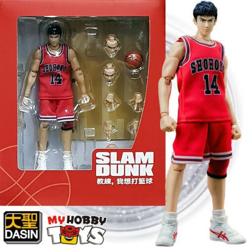 Dasin Model Slam Dunk Basketball Action Figure - Shohoku No.14 Hisashi Mitsui | Shopee Malaysia
