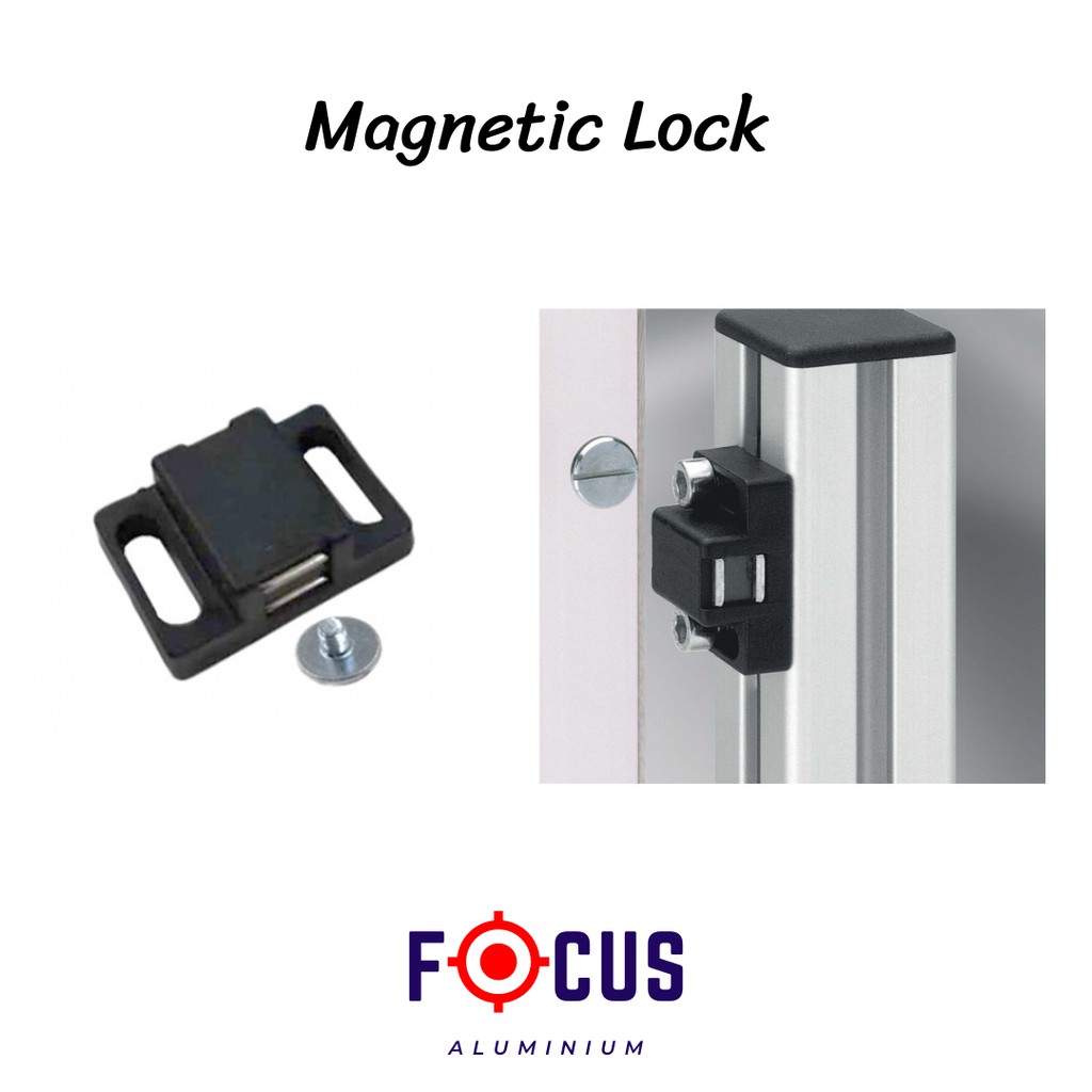 🇲🇾 MAGNETIC LOCK FOR ALUMINIUM PROFILE DOOR FRAME DOOR LOCK | Shopee ...