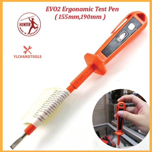 1 OR 2 PIECES HUNTER GERMANY EUCO2 ERGONOMIC TEST PEN-150MM,190MM ...