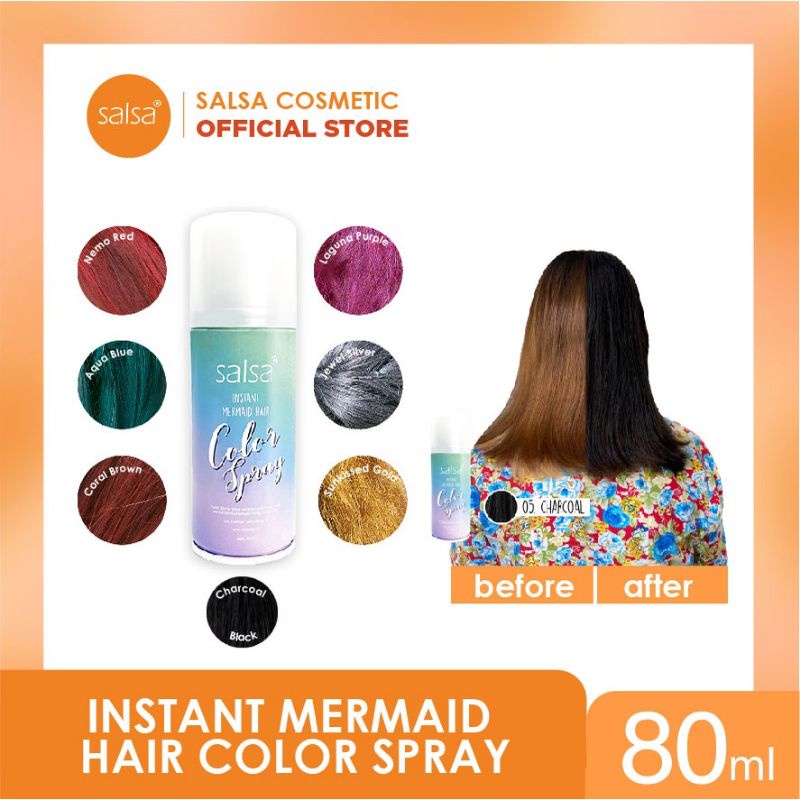 Salsa Instant MERMAID HAIR COLOR SPRAY | Shopee Malaysia