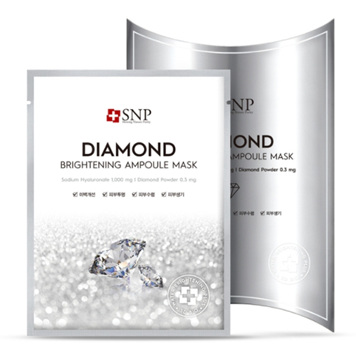 SNP DIAMOND BRIGHTENING AMPOULE MASK 25ml x 10pcs | Shopee Malaysia