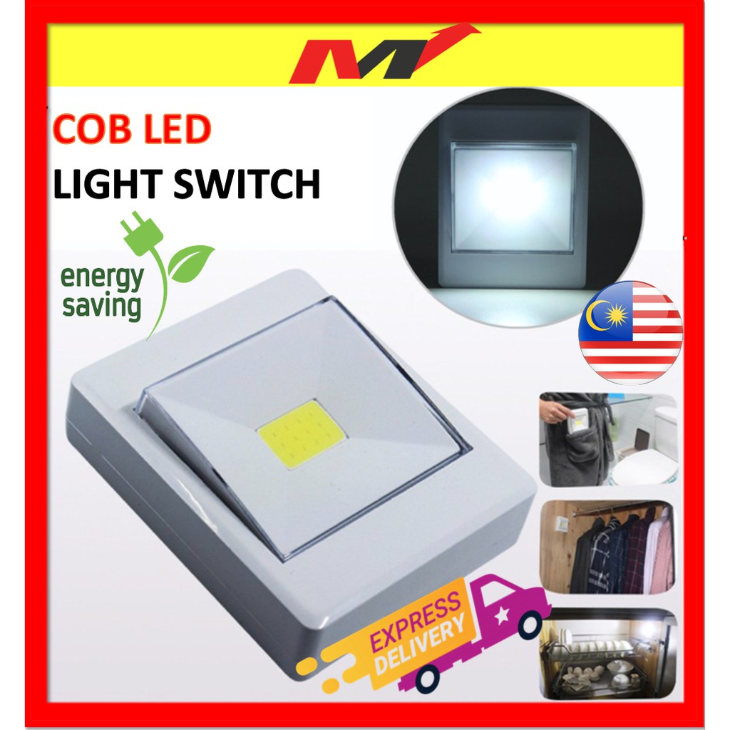 LED COB Switch Light Lampu Emergency Lampu serbaguna Lampu LED Wall ...