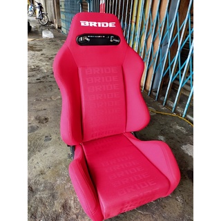 Recaro SR3 Red Sport Seat Alcantara with universal railing bride ...