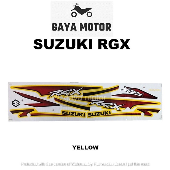 Suzuki RGX Body Sticker [Ready Stock] | Shopee Malaysia