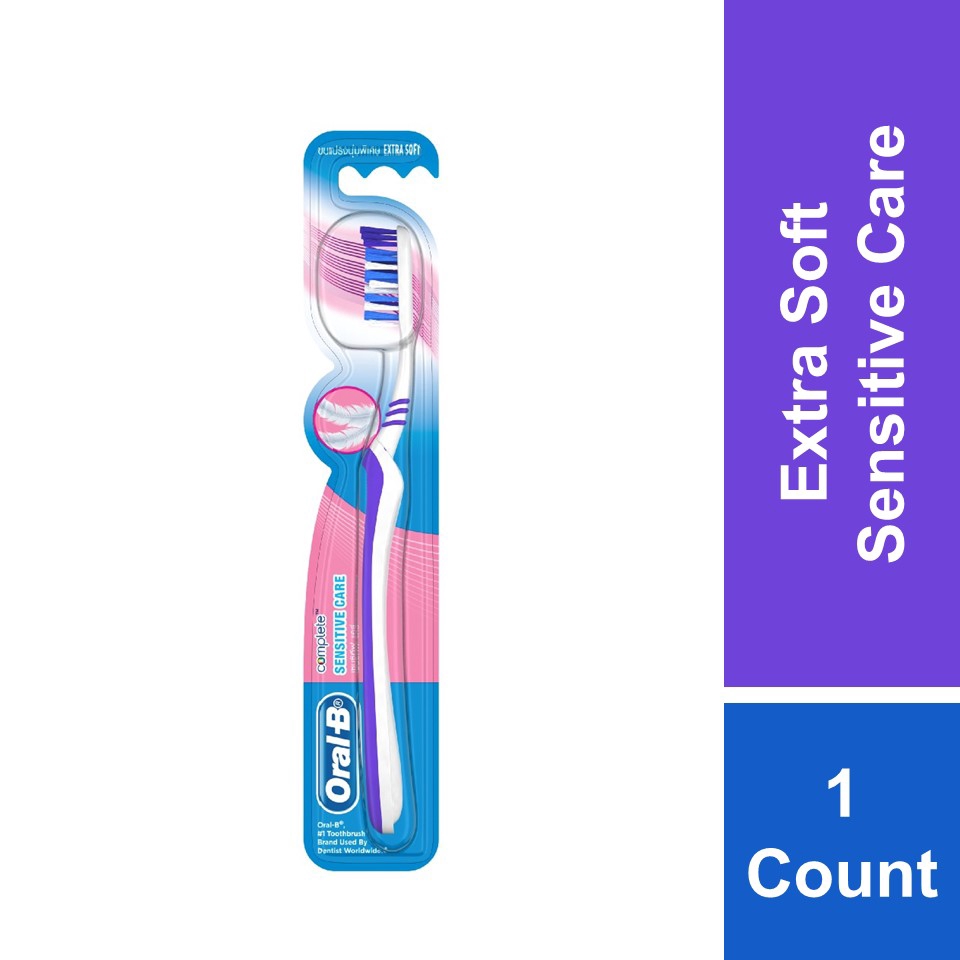 Oral-B Complete Sensitive Care Extra Soft Manual Toothbrush (1 Count ...