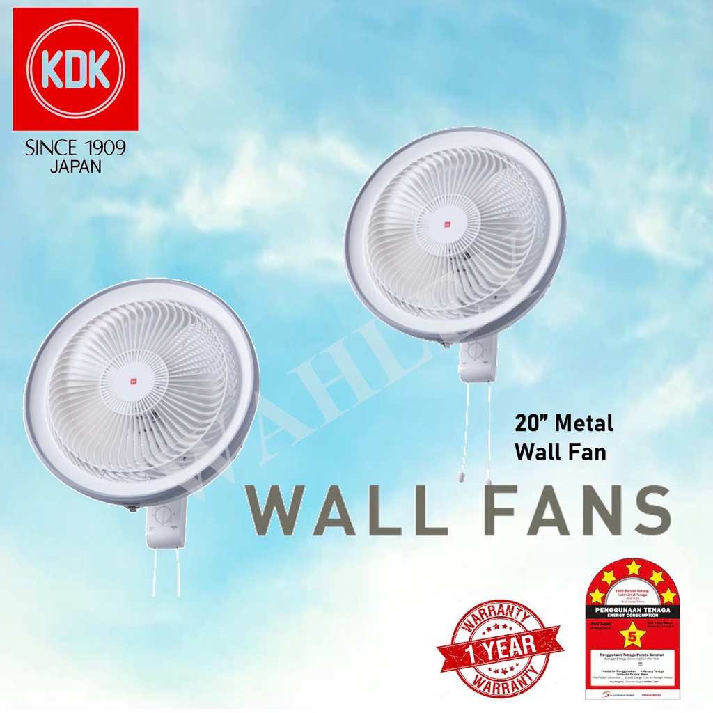 KDK KU50Y 20" Wall Fan / Kipas Dinding | Shopee Malaysia