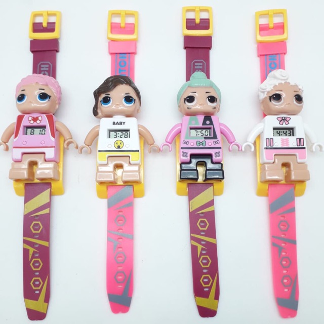 Child Watches Character robot superhero Lego Sitting Clock Lego Watches ...