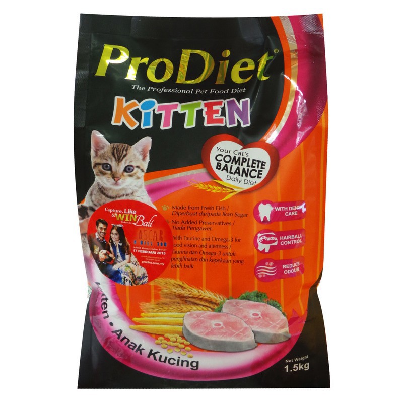 PRODIET KITTEN CAT FOOD 500G | Shopee Malaysia
