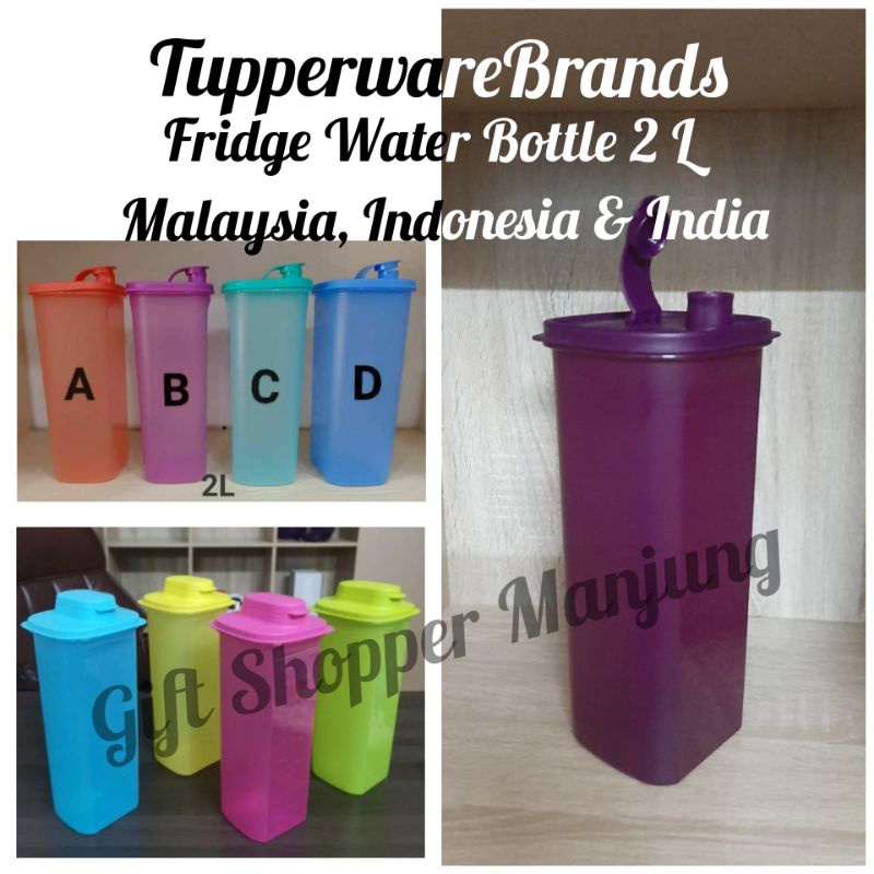 Tupperware Fridge Water Bottle 2 Liter | Shopee Malaysia