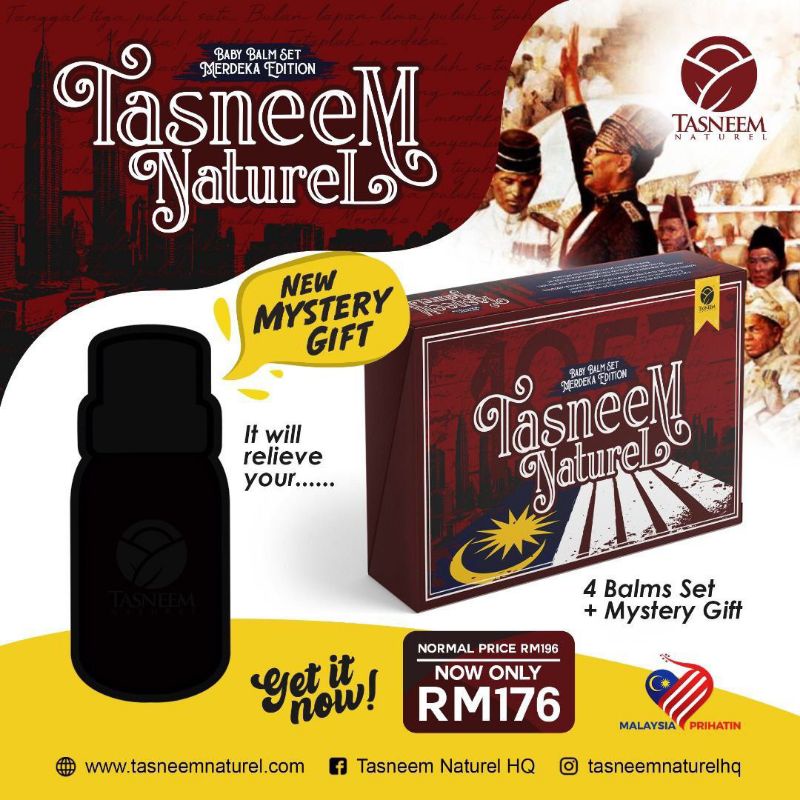 Tasneem Naturel Merdeka Box Limited Edition | Shopee Malaysia