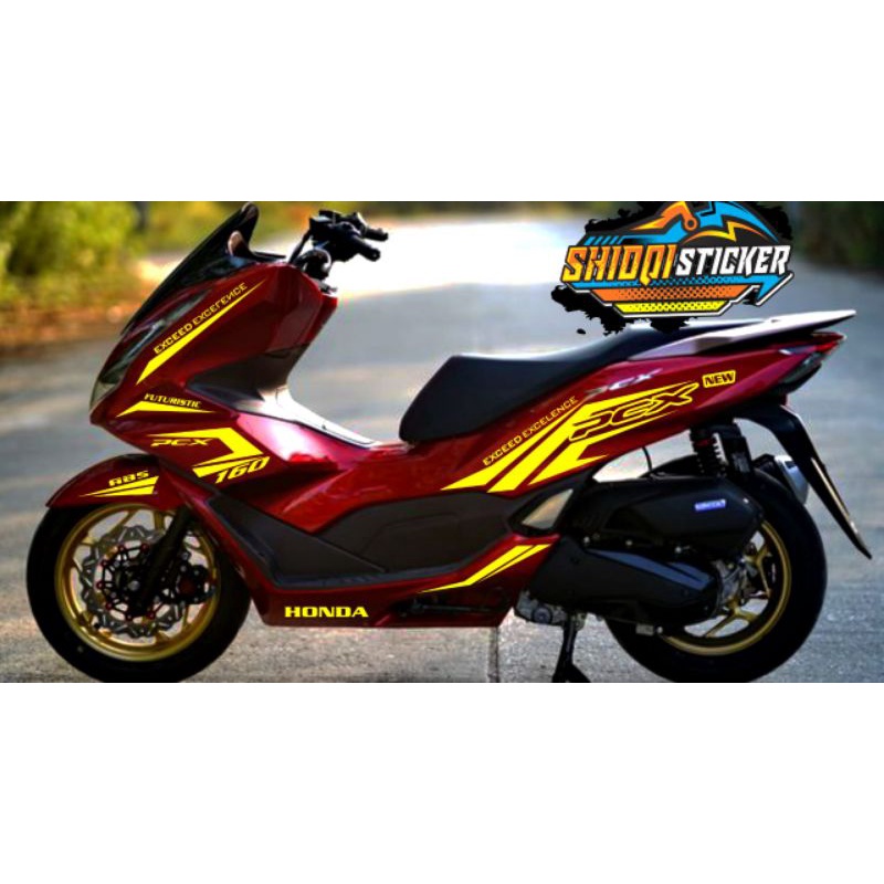 Pcx 160 stickers pcx 160 2022 body stickers pcx 160 body trim. | Shopee ...