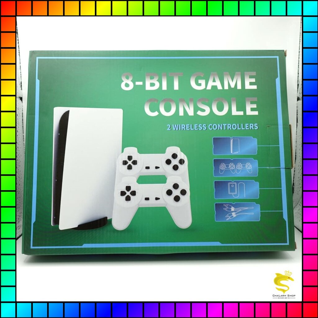 Game Machine 8-BIT Console 1280 Wireless Joystick Controller | Shopee ...