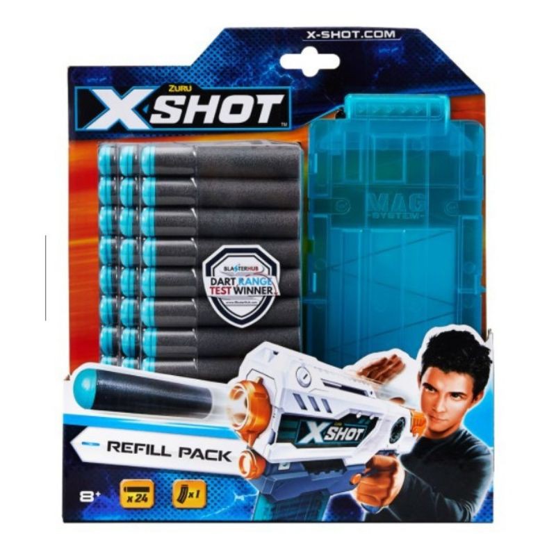 Zuru X Shot Refill Pack - Excel Clip & 24 Darts (clearance) | Shopee ...