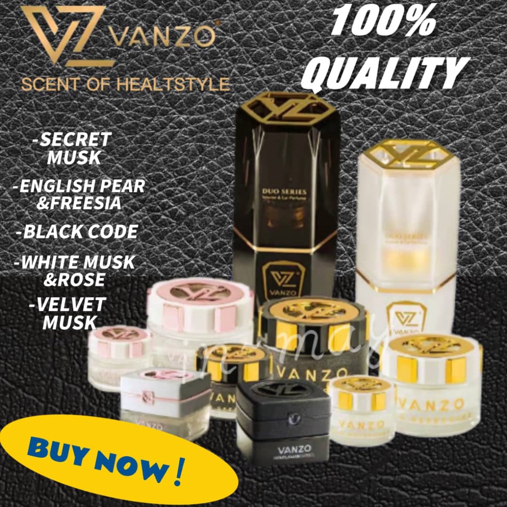 Vanzo Car Perfume Full Range Car Air Freshener. | Shopee Malaysia