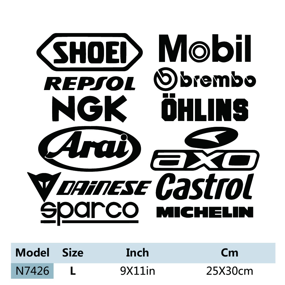 Jdm Racing Sponsor Stickers For Cars Car Decal Sticker Art Car Quotes ...