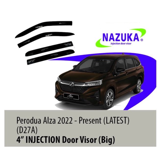 NAZUKA Perodua Alza (D27A) Latest 2022 - Present 4" INJECTION Door ...