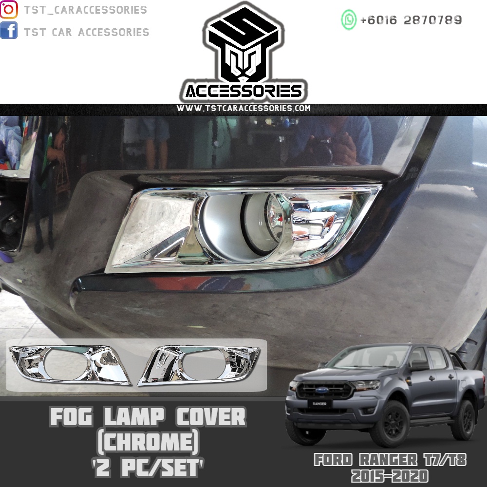 FORD RANGER T7 T8 2015 2016 2017 2018 2019 2020 FOG LAMP FOGLIGHT COVER ...