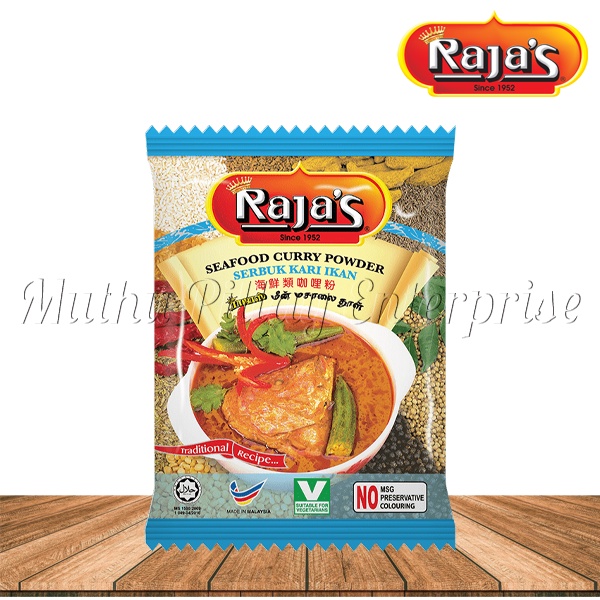 RAJA'S SEAFOOD CURRY POWDER 250G | Shopee Malaysia