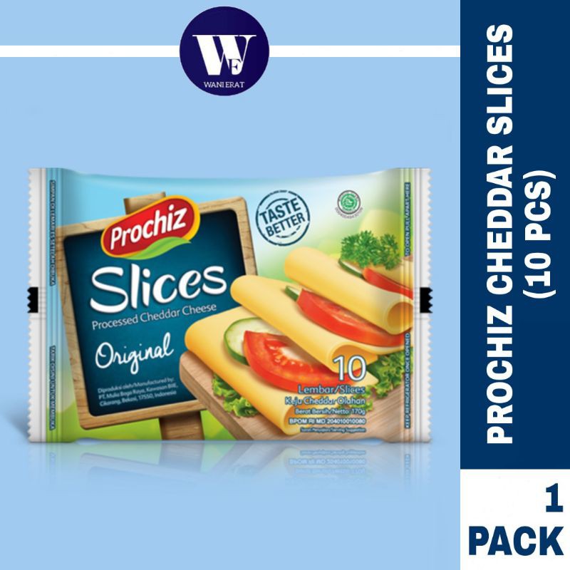 PROCHIZ SLICES ORIGINAL | PROCESSED CHEDDAR CHEESE SLICE | Shopee Malaysia
